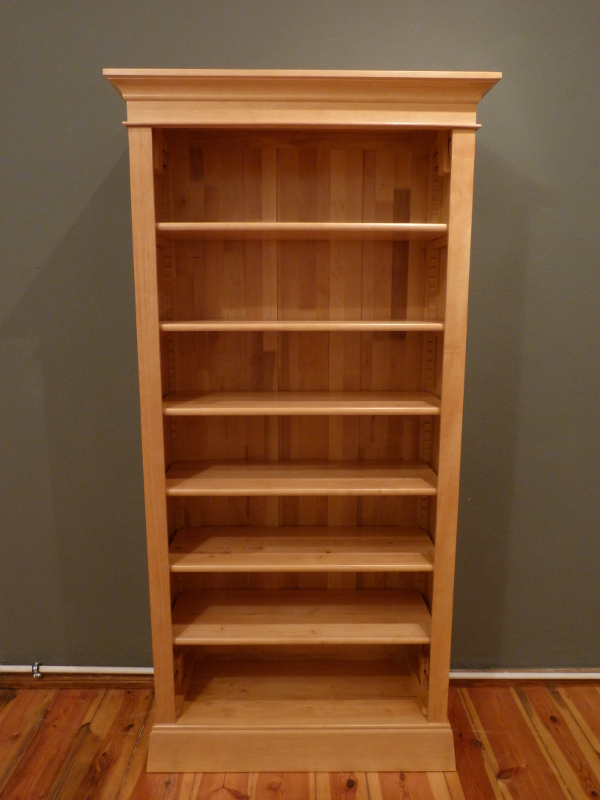 Bücherregal Holz massiv Erle Regal massiv Holz Erle Naturton EINER11 ...